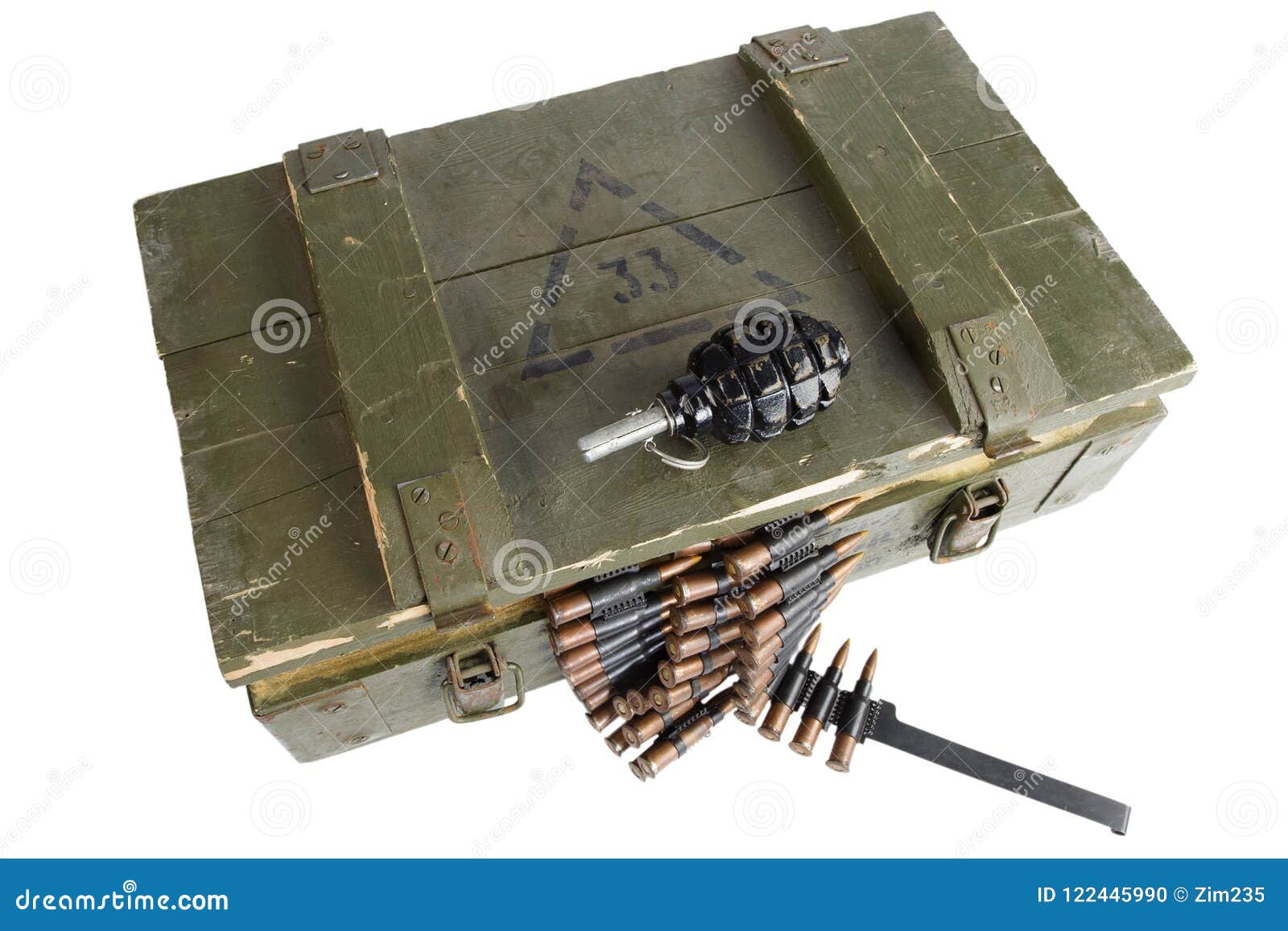 Soviet Army Box of Ammunition Stock Photo - Image of services, army ...