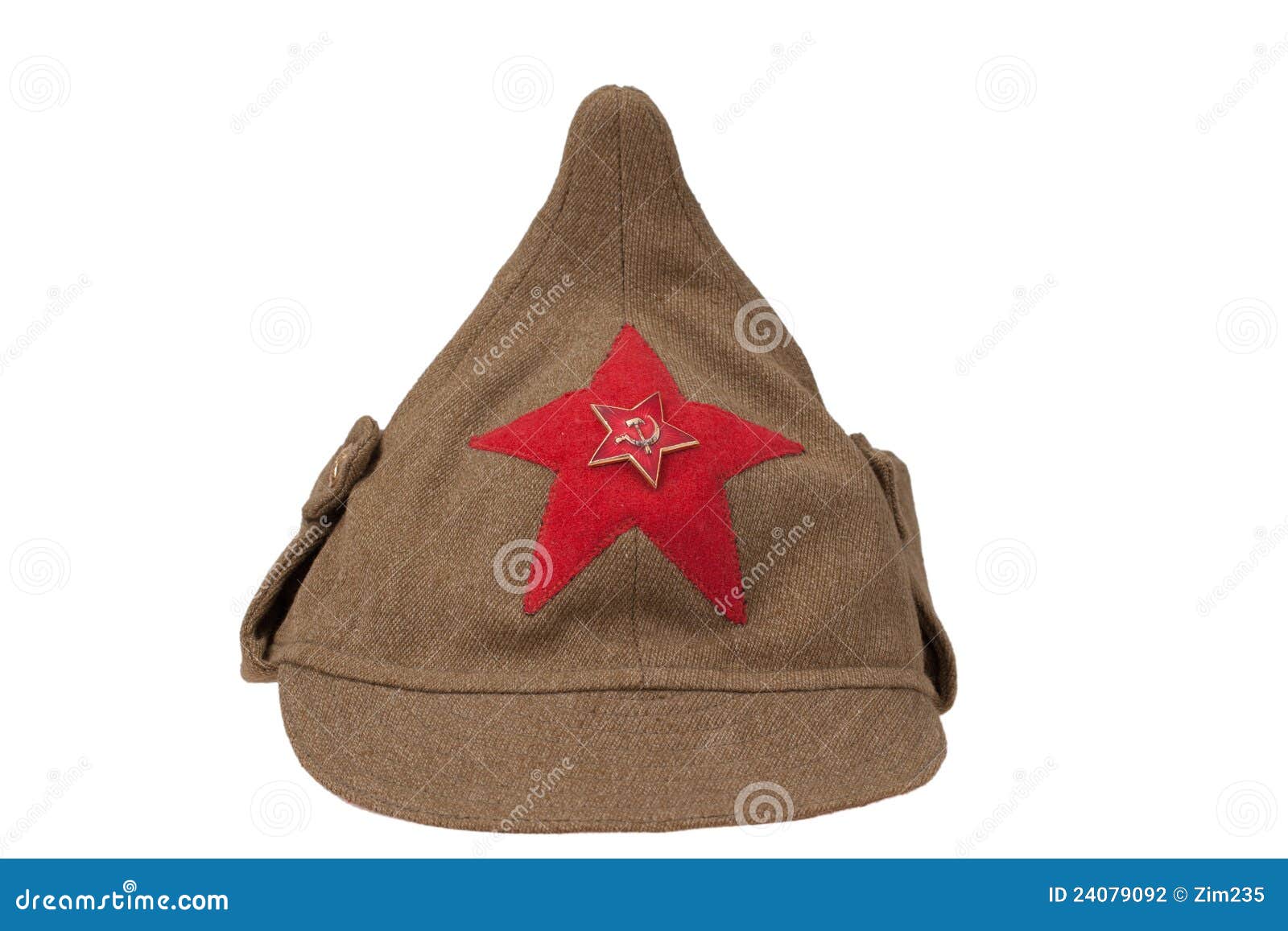 Soviet army cap stock photo. Image of moscow, revolution - 24079092