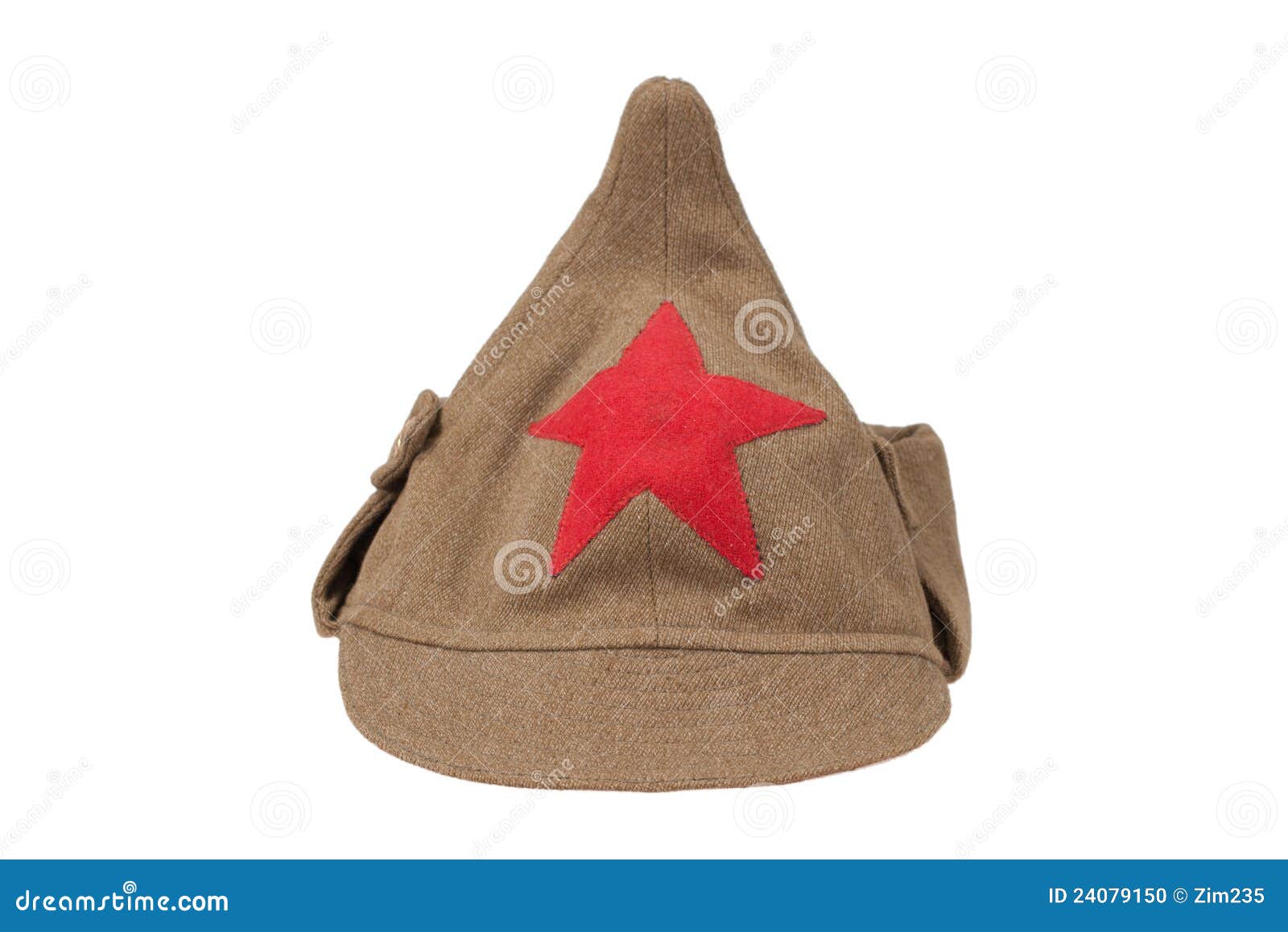 Soviet army cap isolated stock photo. Image of communist - 24079150
