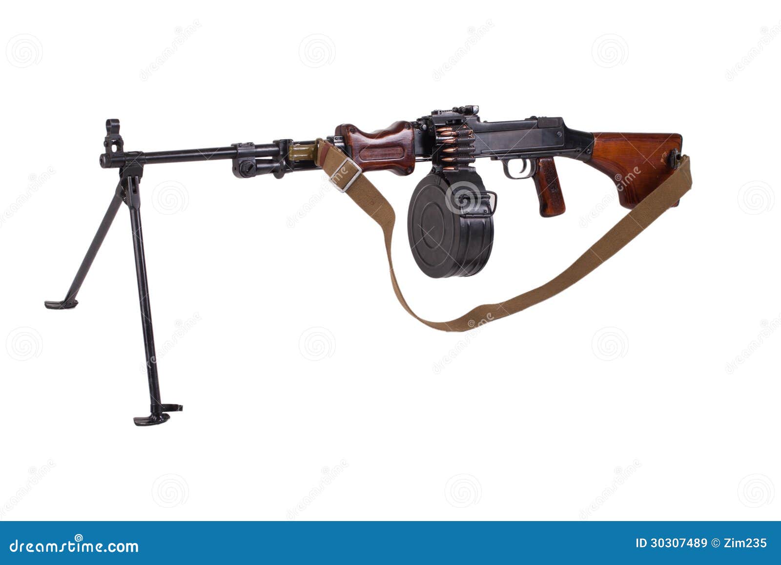 Soviet Army Machinegun RPD-44 Stock Image - Image of strike, scope ...