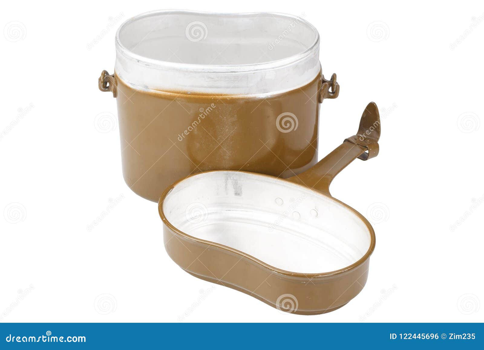 Soviet Army mess kit stock photo. Image of round, cauldron - 122445696