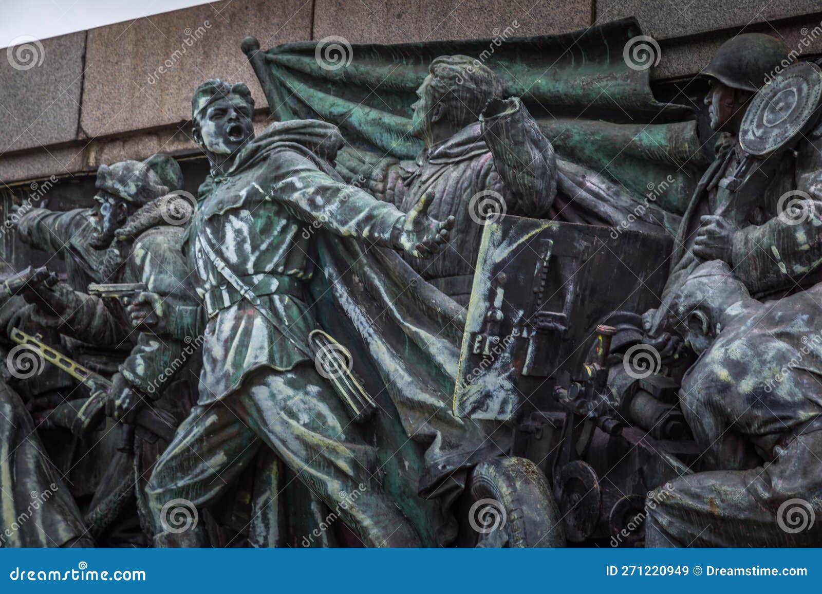 Soviet Army Monument for WWII in Sofia, Bulgaria, Eastern Europe ...