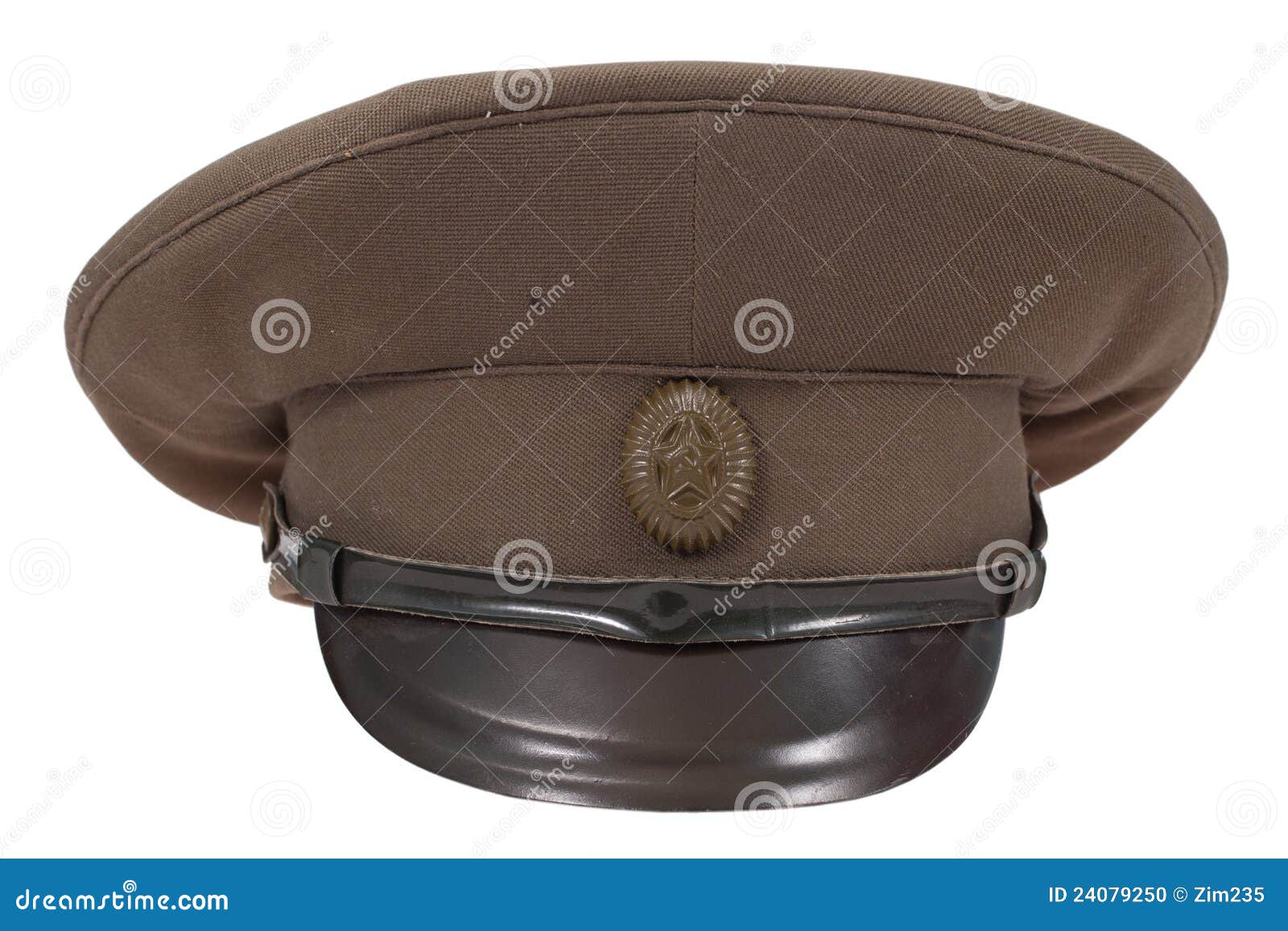 Soviet Army Officer S Field Cap Stock Photo - Image of isolated ...