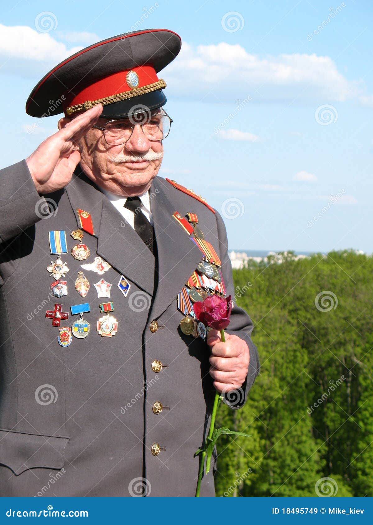 Soviet Army Veteran of World War II Editorial Stock Image - Image of ...