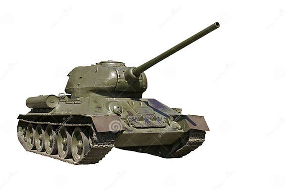 Soviet Battle Tank from the WWII Stock Photo - Image of allied, fascism ...