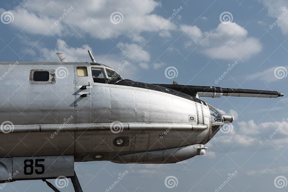 Soviet bomber stock photo. Image of airplain, aircraft - 57896366