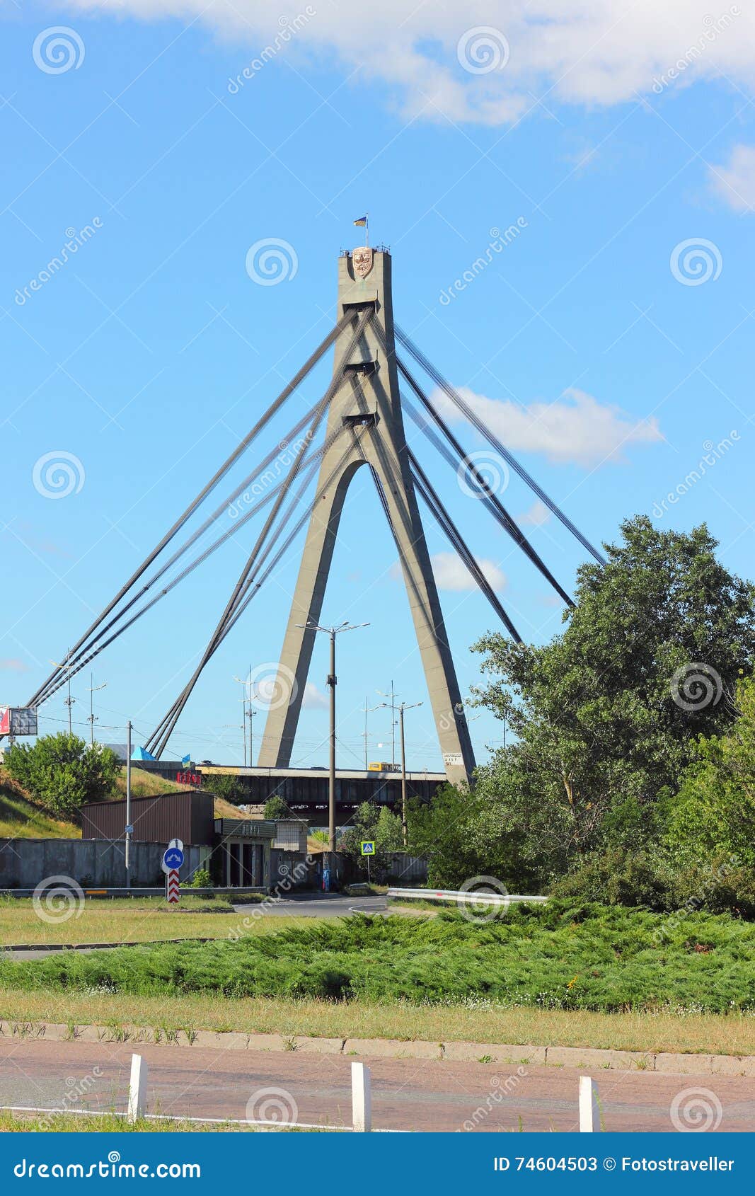 Soviet-built Automobile Bridge Construction Editorial Stock Photo ...