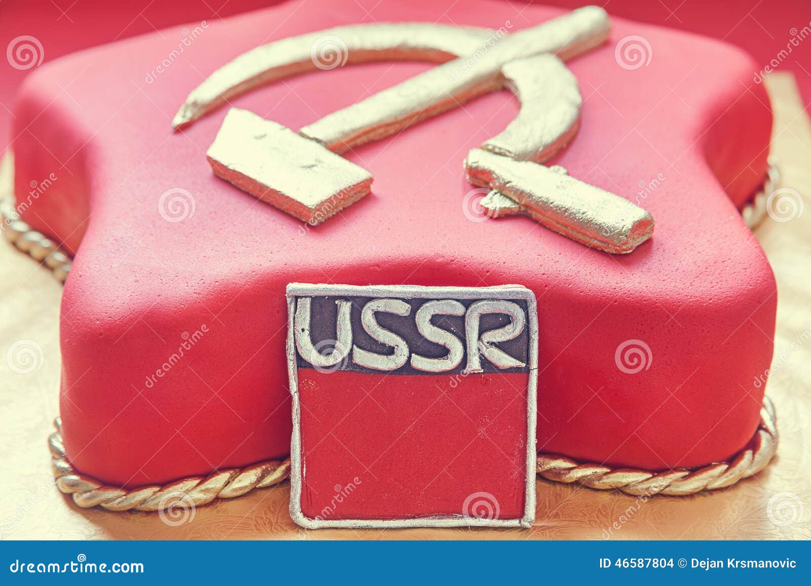Soviet Cake stock photo. Image of ussr, communism, sweet - 46587804