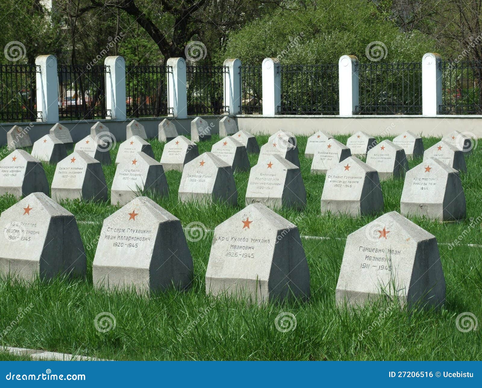 Soviet cemetery editorial photo. Image of green, world - 27206516