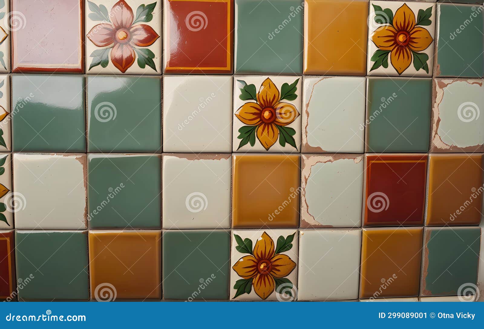 Soviet Ceramic Tile Texture, Classic and Old School with 8K Resolution ...