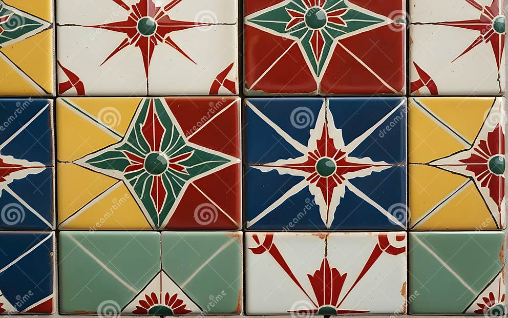 Soviet Ceramic Tile Texture, Classic and Old School with 8K Resolution ...