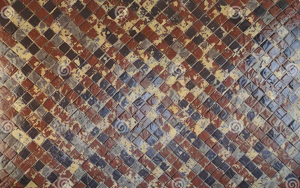 Soviet Ceramic Tile Texture, Classic and Old School with 8K Resolution ...