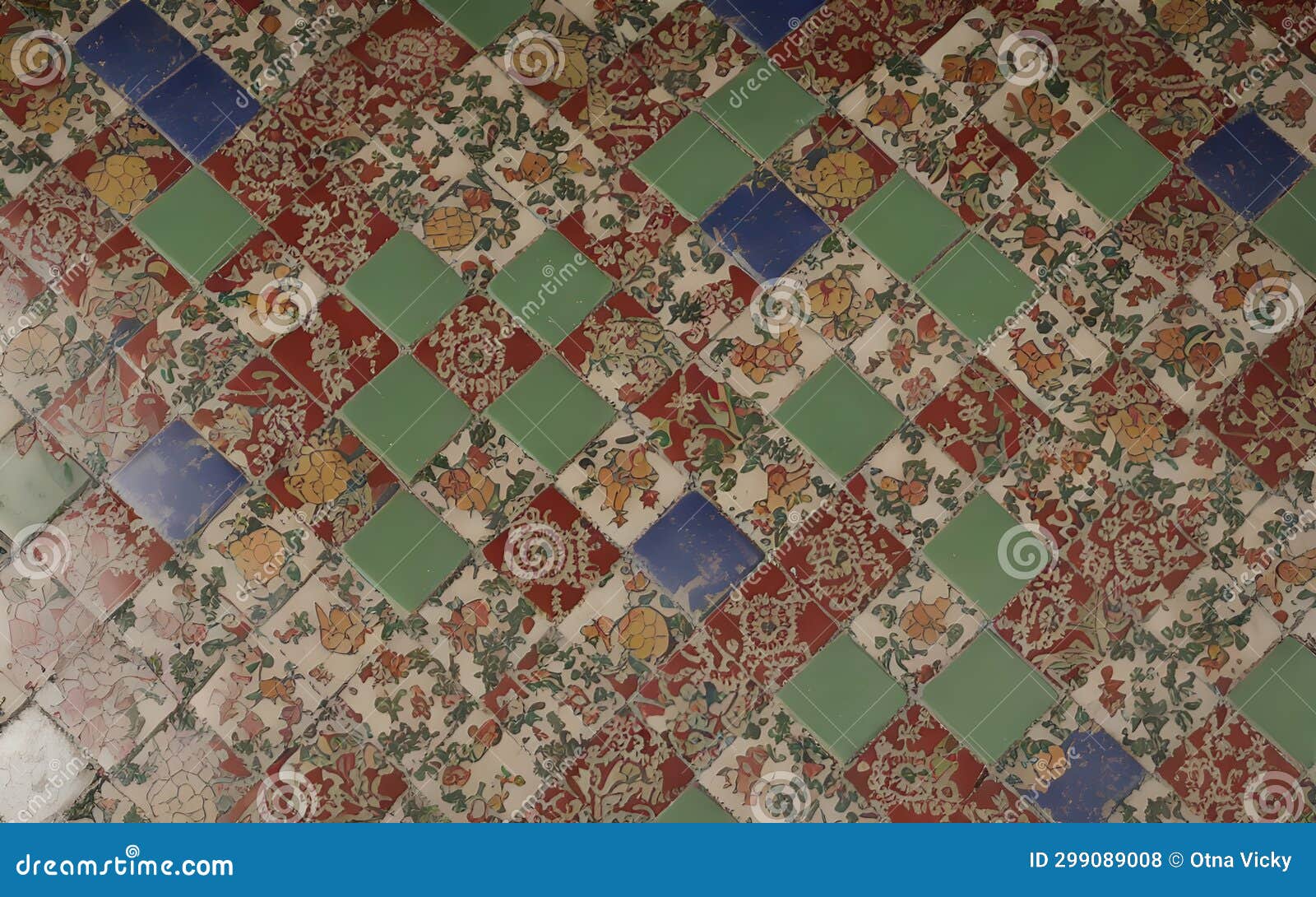 Soviet Ceramic Tile Texture, Classic and Old School with 8K Resolution ...