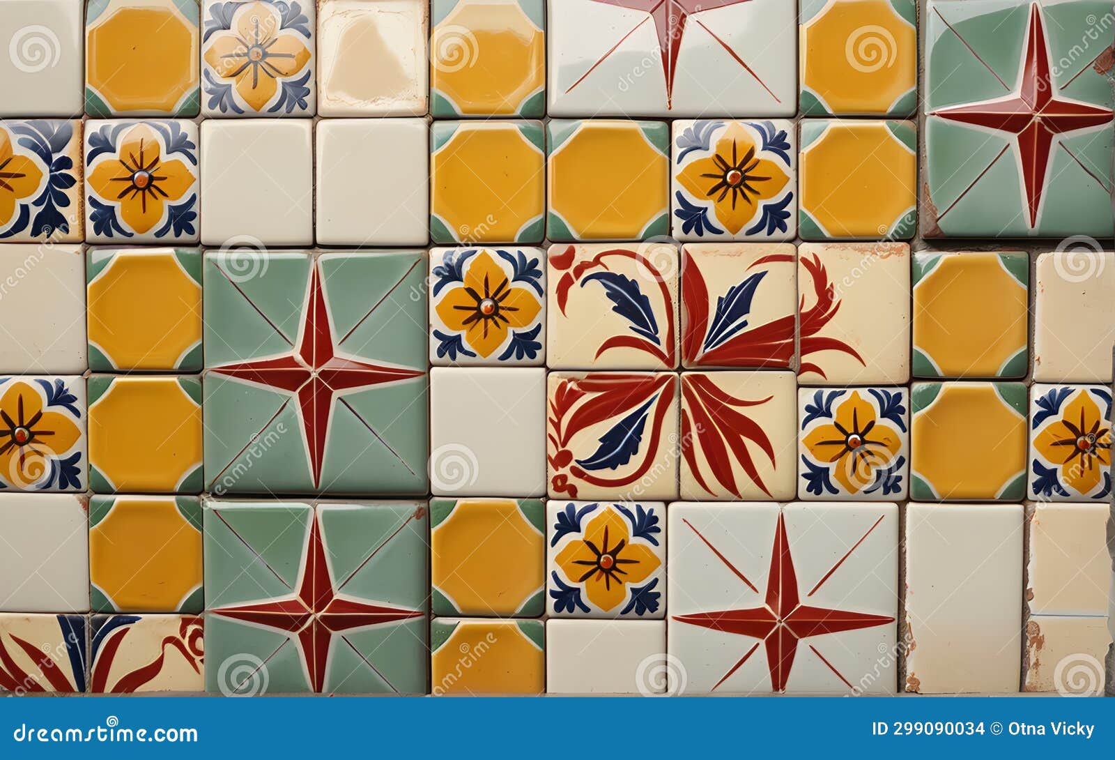 Soviet Ceramic Tile Texture, Classic and Old School with 8K Resolution ...