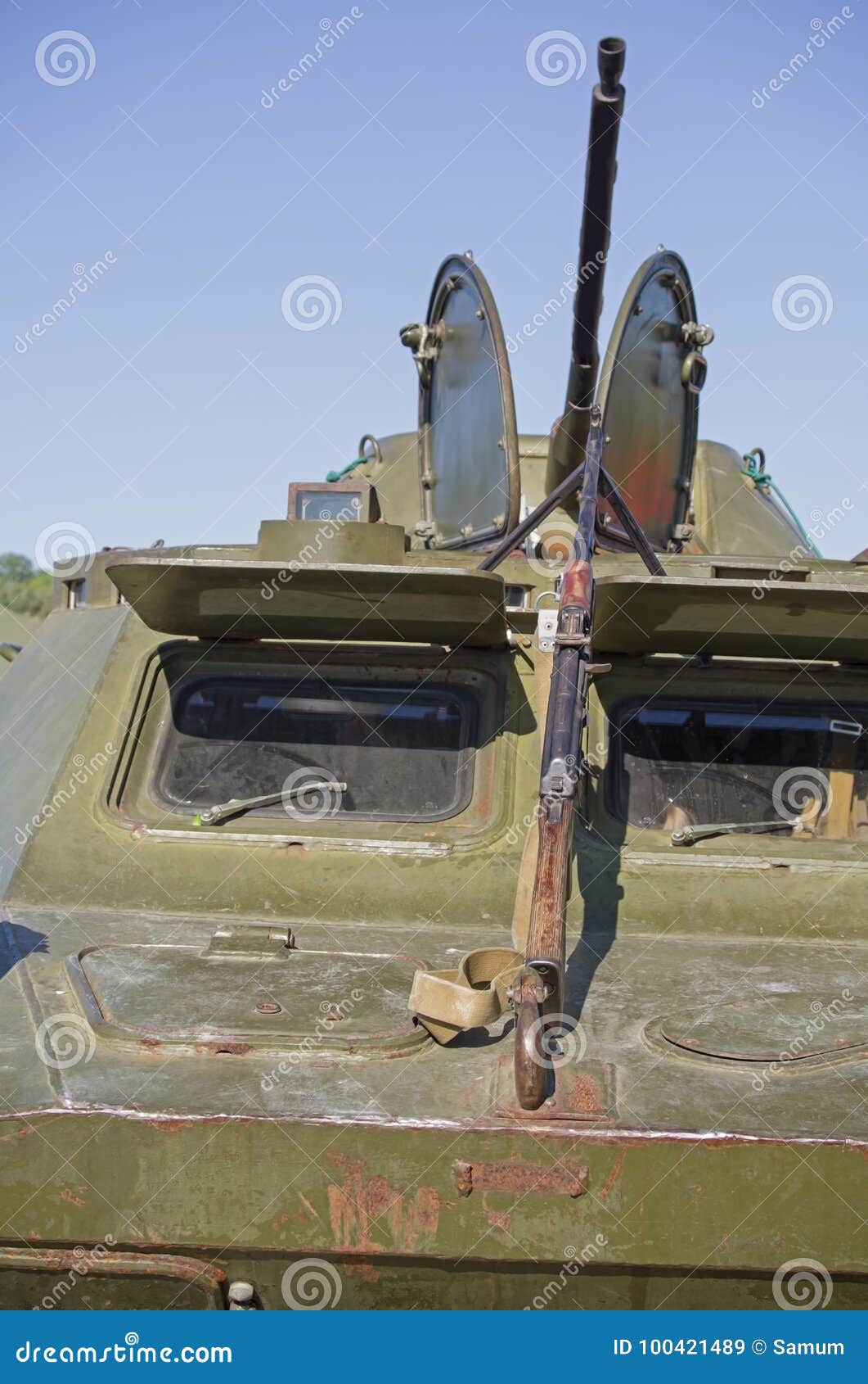The Soviet checkpoint stock image. Image of central - 100421489
