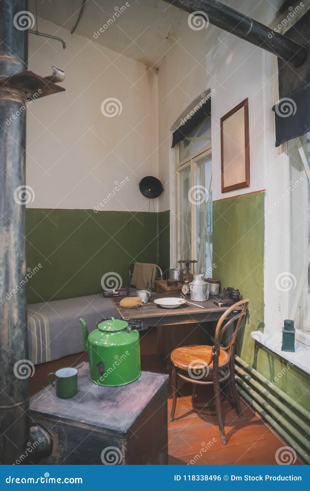 Soviet communal apartment. stock photo. Image of retro - 118338496
