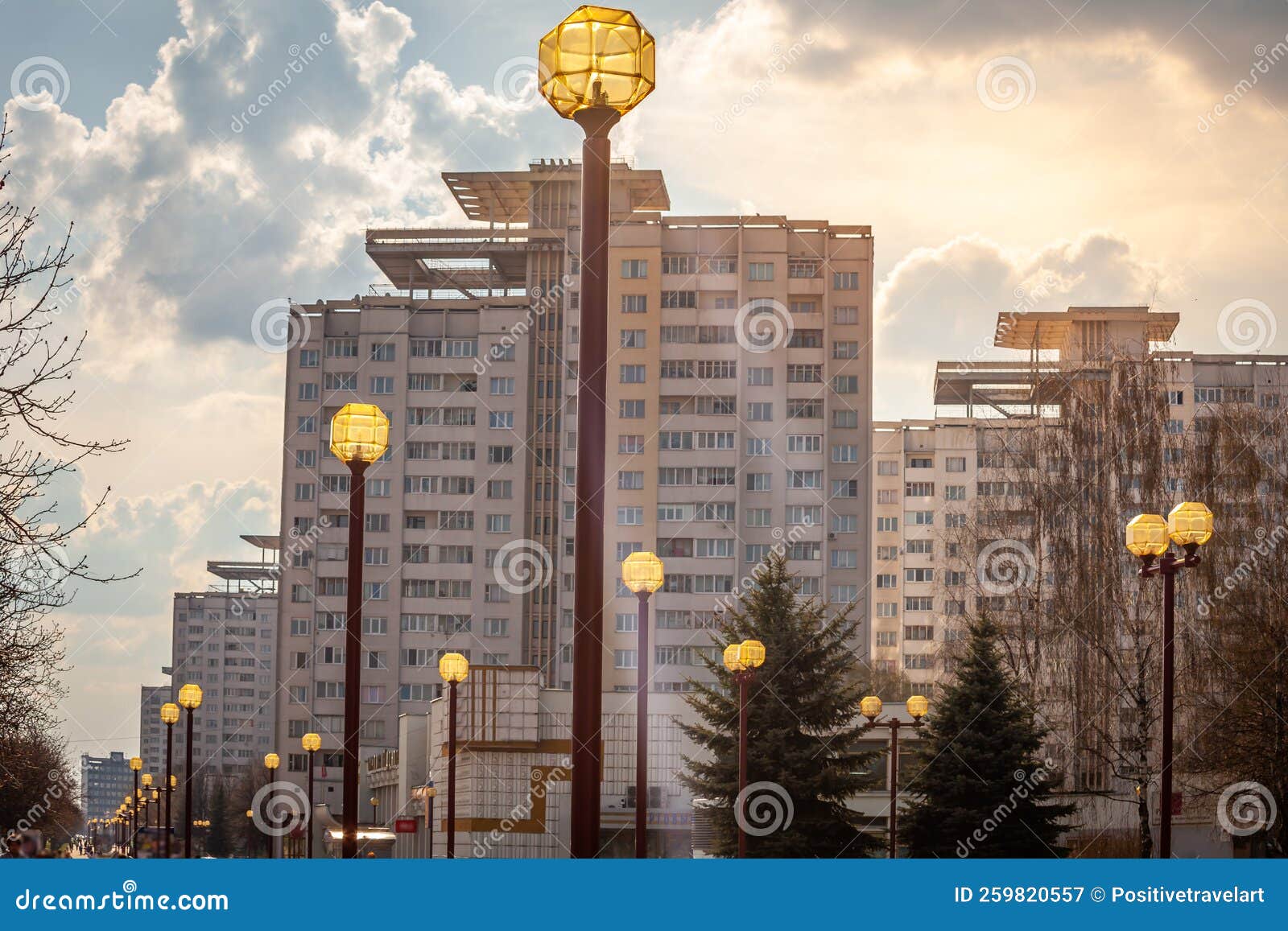 Soviet Communist Landmarks in Minsk, Belarus, Eastern Europe Stock ...
