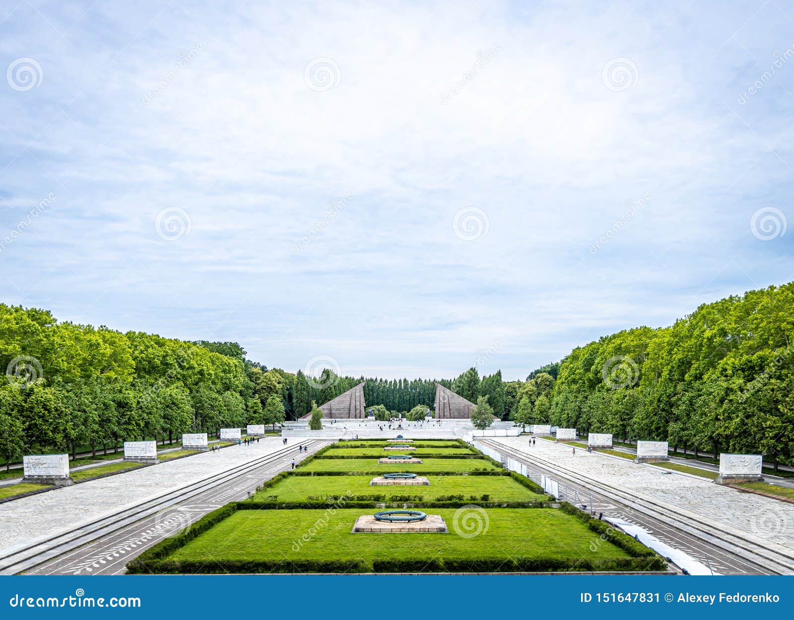 Soviet Era Treptow Park in East Berlin Stock Image - Image of exposure ...