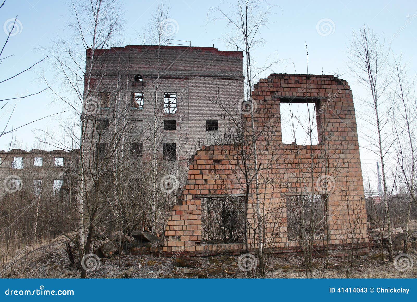 Soviet Factory Ruins Royalty-Free Stock Photo | CartoonDealer.com #41414043
