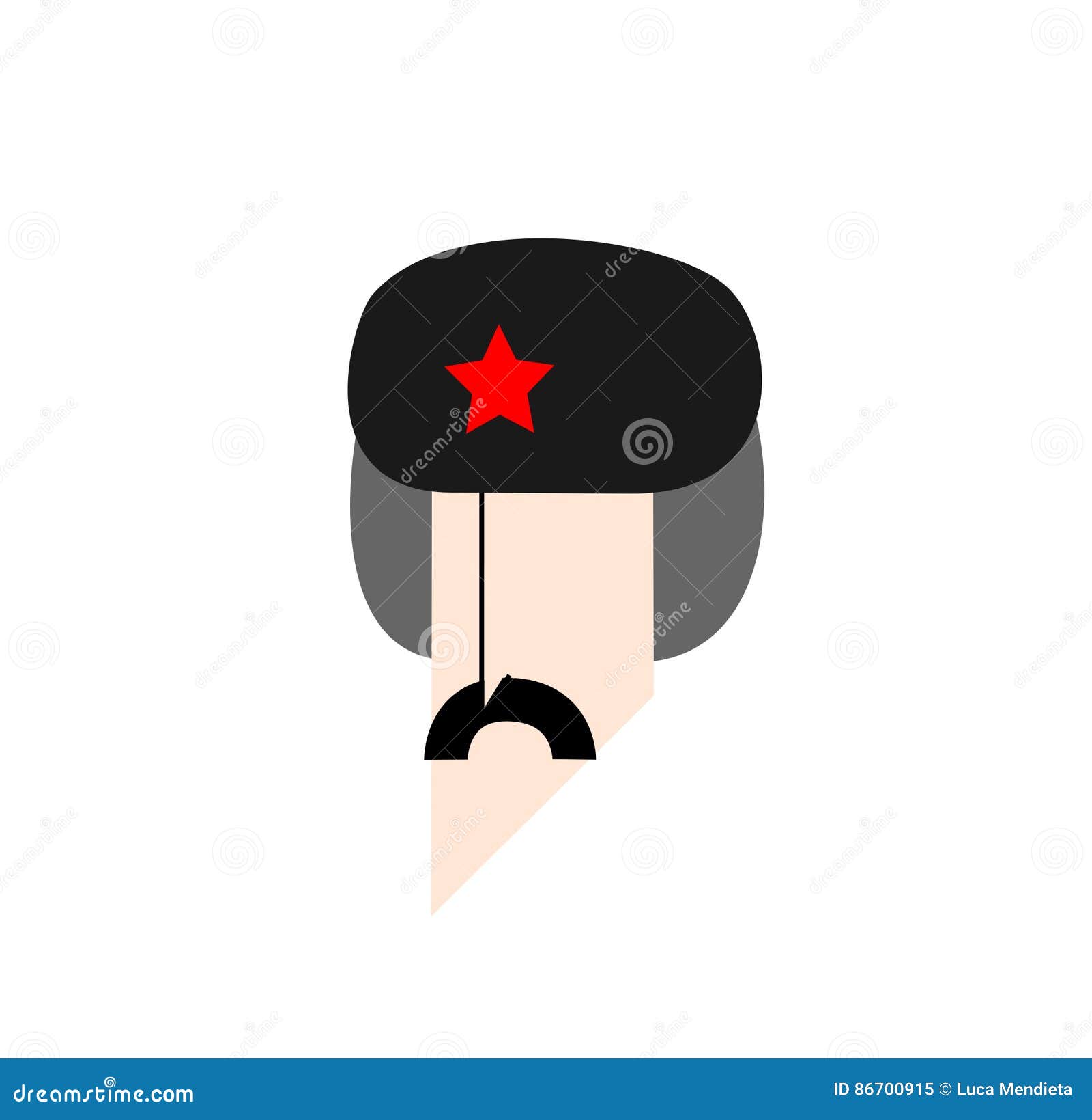 Soviet guy stock illustration. Illustration of ussr, politics - 86700915