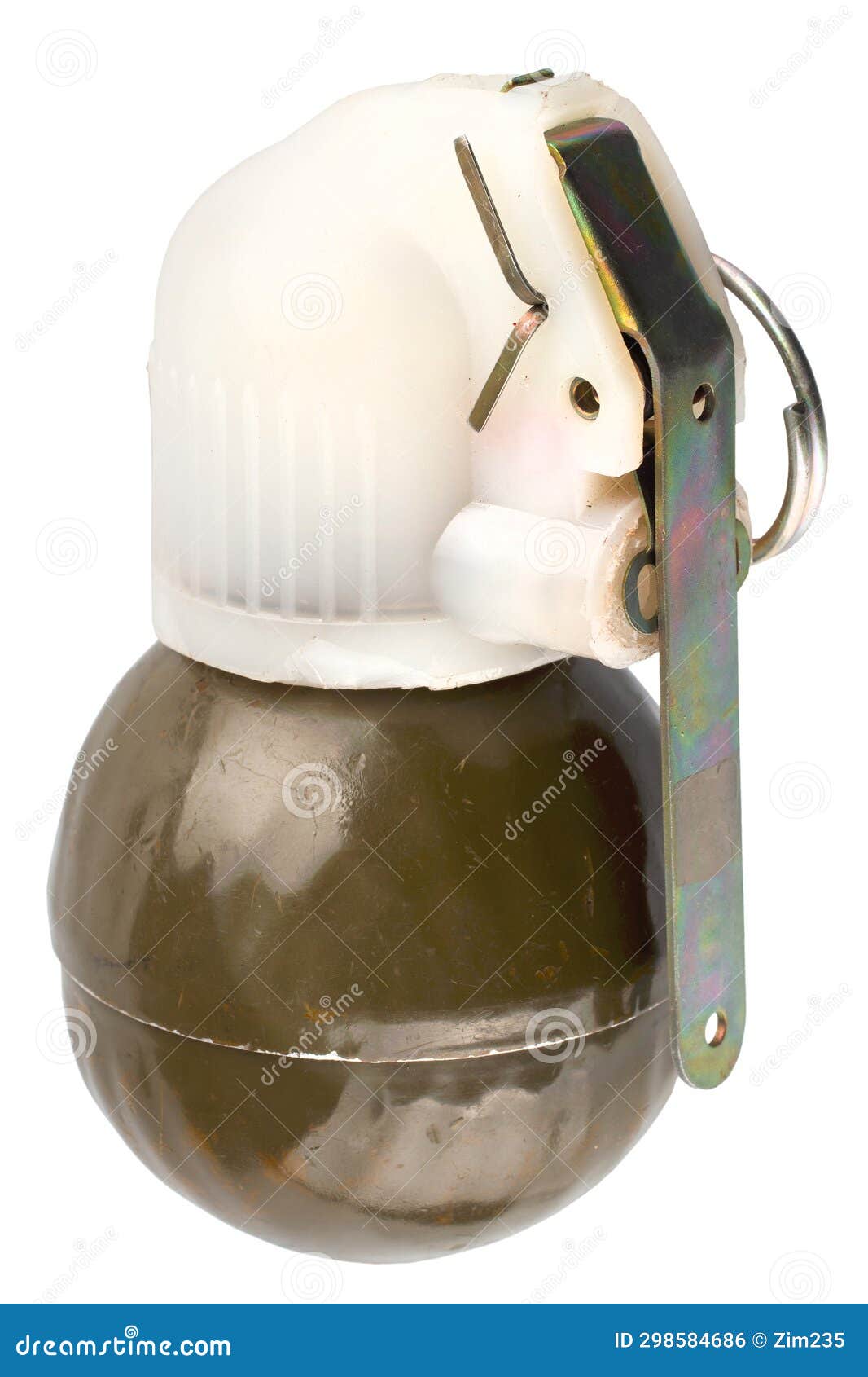 Soviet Hand Grenade RGN Isolated on White Stock Photo - Image of ...