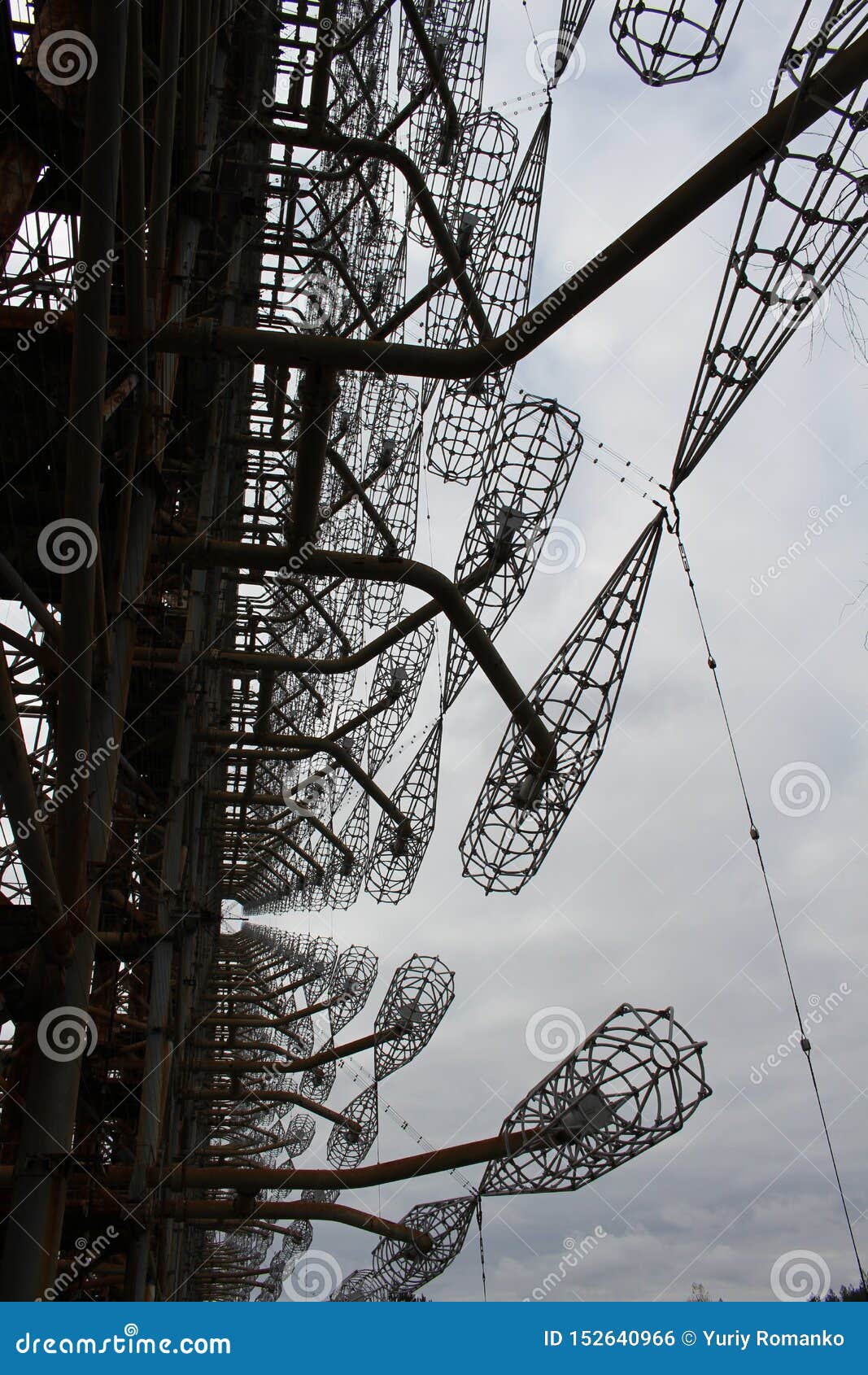 Soviet Horizont Radar Station Duga in Chernobyl Exclusion Zone, Ukraine ...