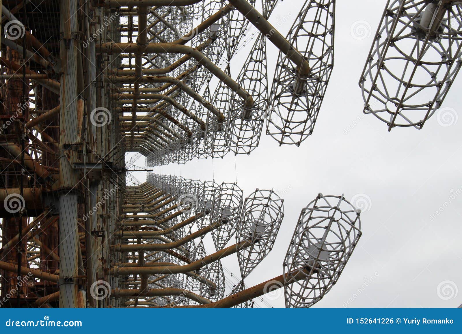 Soviet Horizont Radar Station Duga in Chernobyl Exclusion Zone, Ukraine ...
