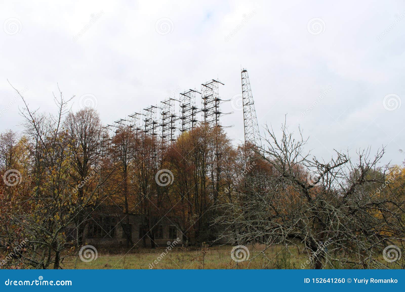 Soviet Horizont Radar Station Duga in Chernobyl Exclusion Zone, Ukraine ...