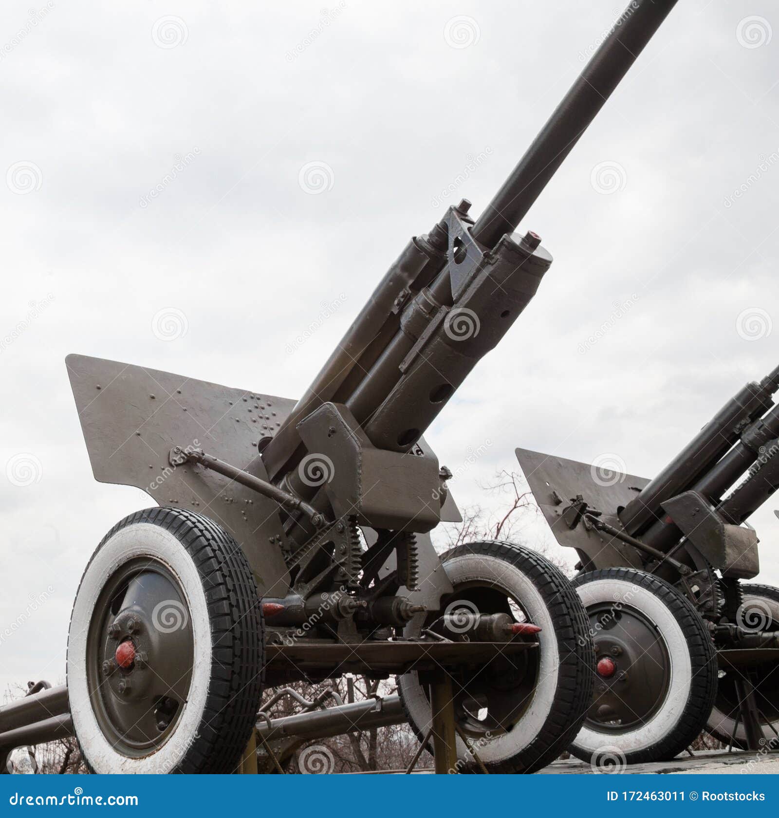 Soviet Howitzers Second World War Period Editorial Photo - Image of ...