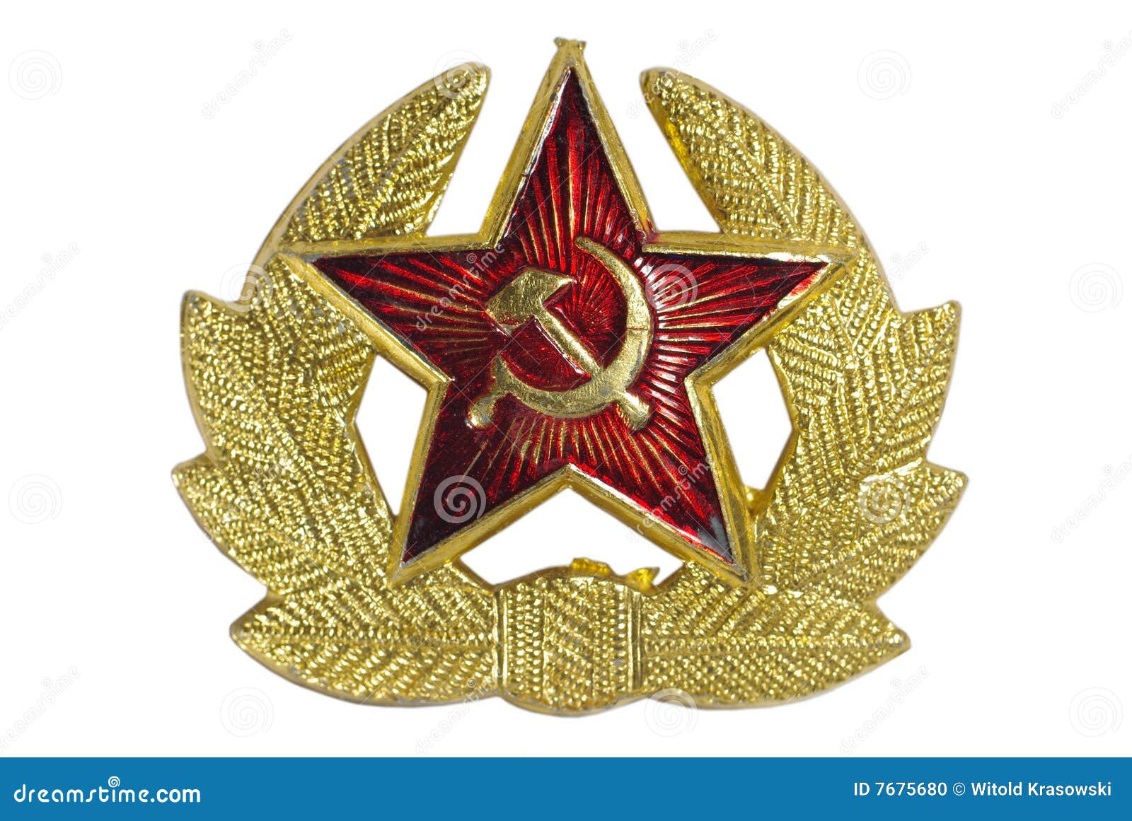 Soviet insignia stock photo. Image of army, hammer, armed - 7675680