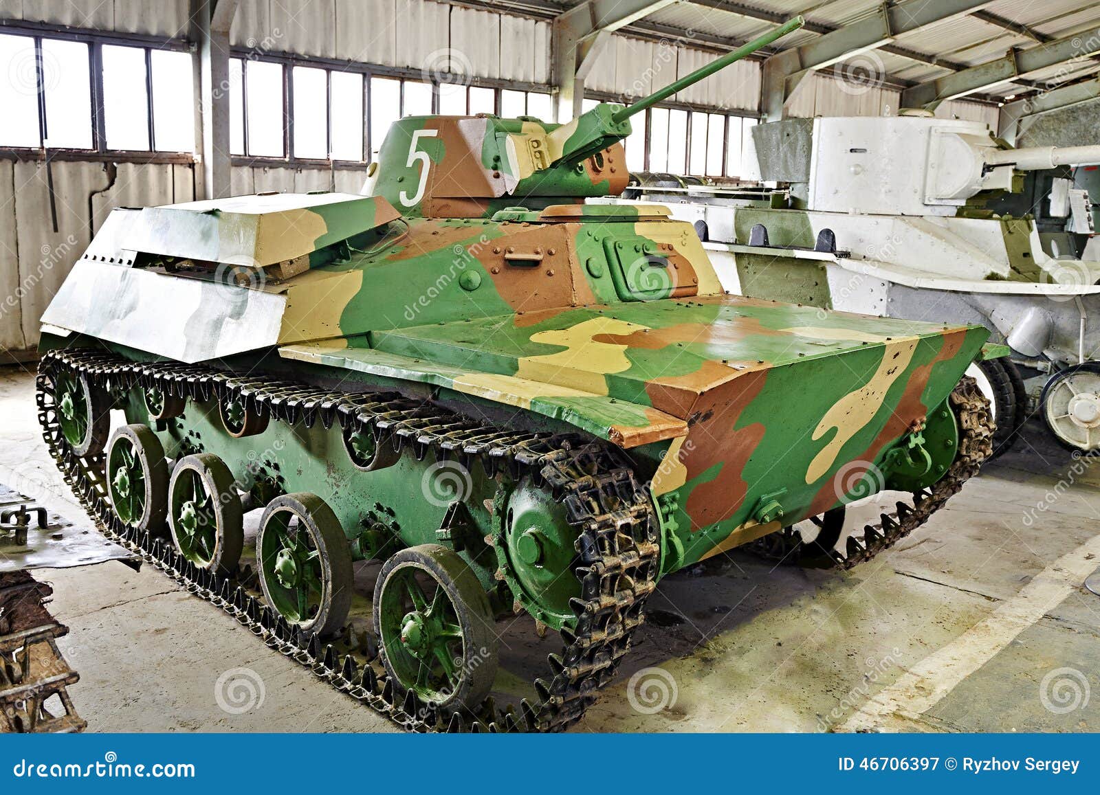Soviet Light Infantry Tank T-30 Stock Image - Image of track, soviet ...