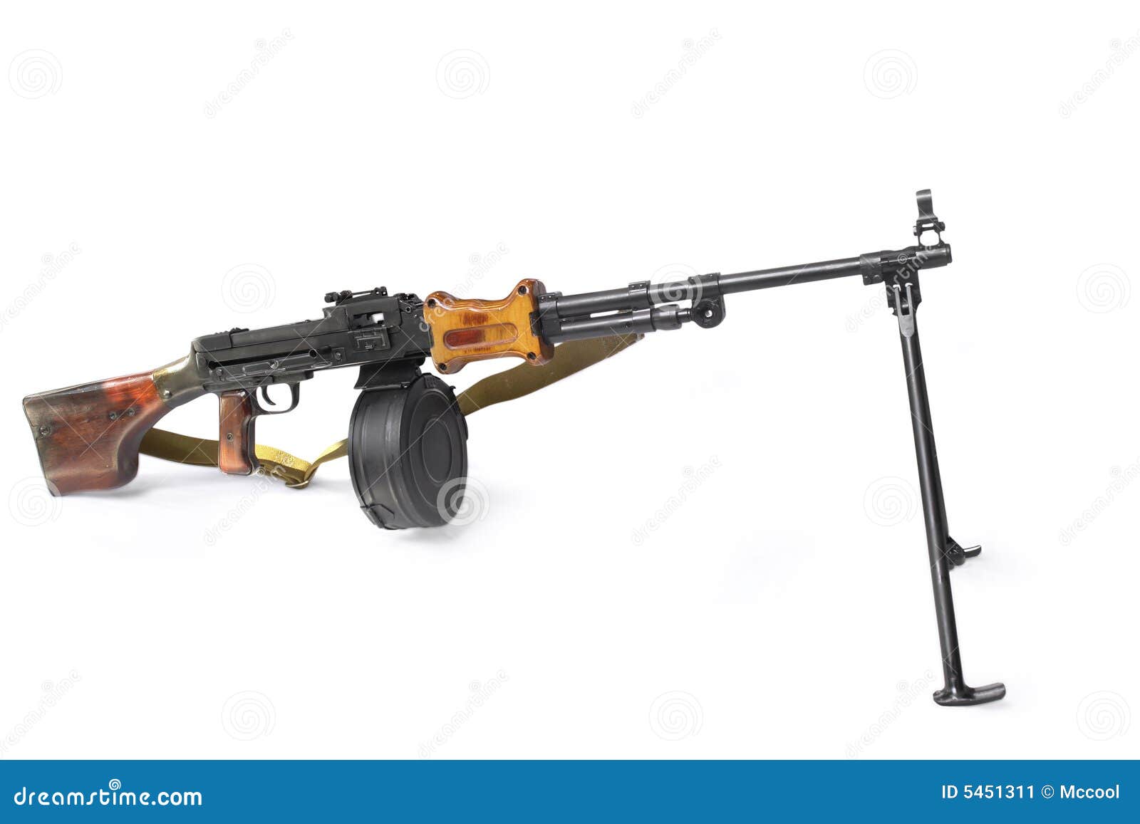 Soviet Light Machinegun (RPD 44) Stock Image - Image: 5451311