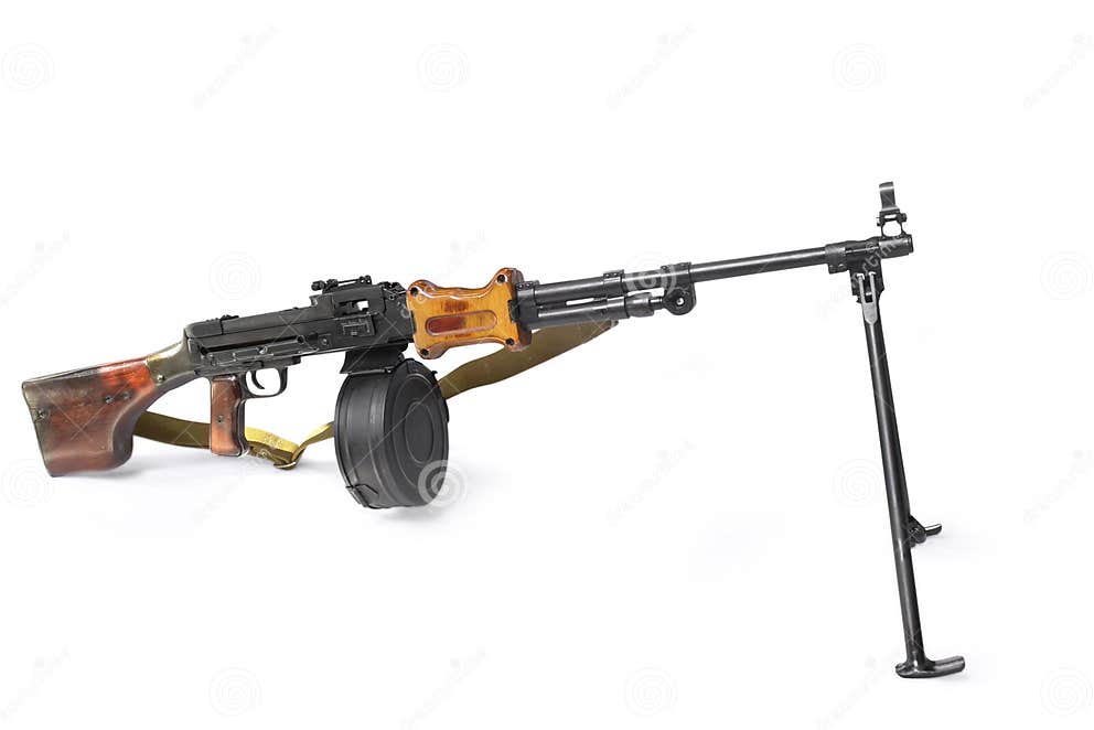 Soviet Light Machinegun (RPD 44) Stock Image - Image of ussr, russia ...