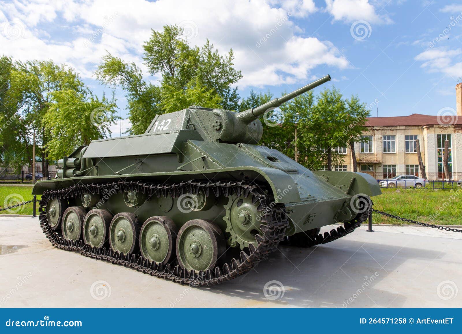 Soviet light tank T-70 editorial stock photo. Image of caterpillar ...
