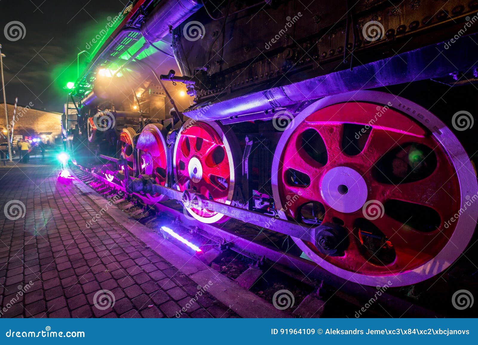 Old Soviet Locomotive Royalty-Free Stock Image | CartoonDealer.com ...