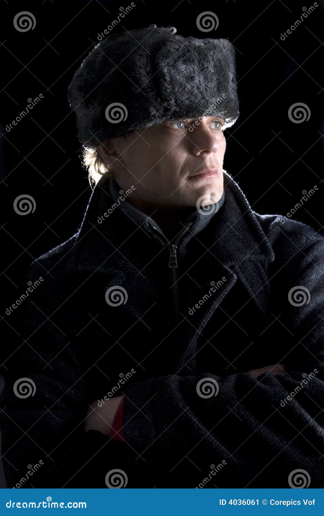Soviet Man stock image. Image of hair, middle, contemplating - 4036061