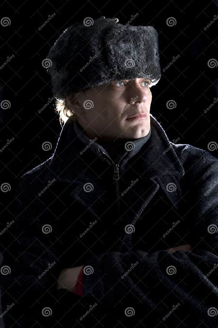 Soviet Man stock image. Image of hair, middle, contemplating - 4036061