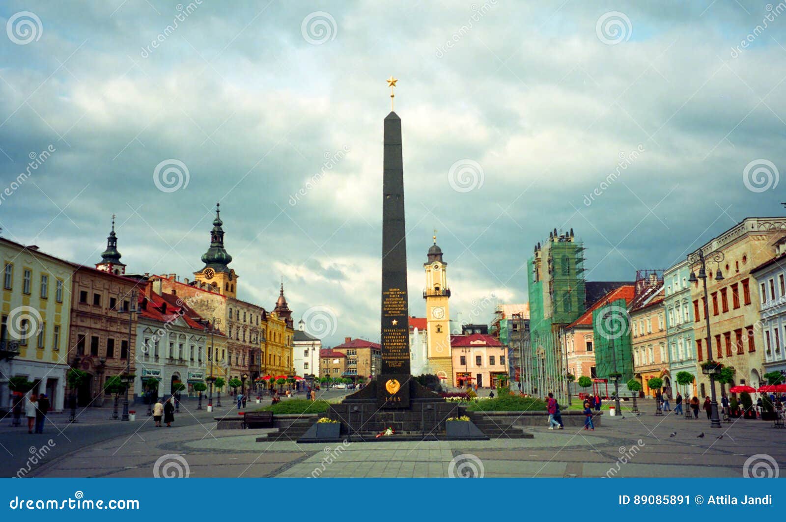 Soviet Memorial, Banska Bystrica, Slovakia Editorial Photo - Image of ...