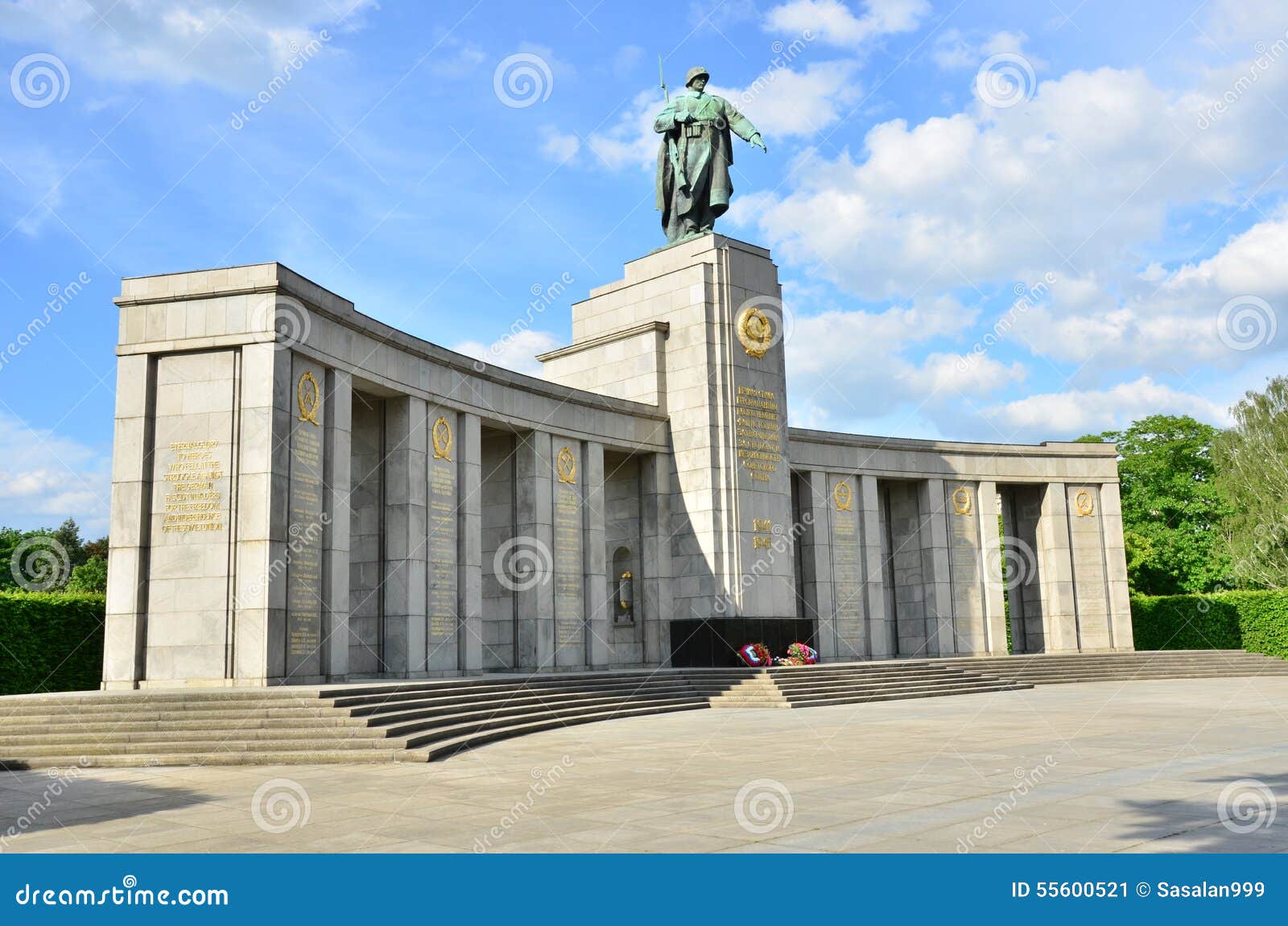 Soviet Memorial editorial photo. Image of memorial, names - 55600521