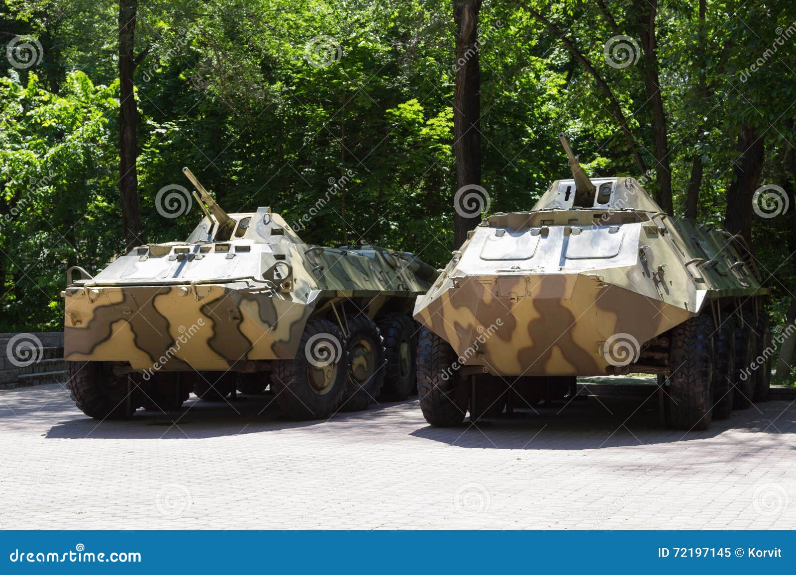 Soviet Military Armored Vehicles Stock Image - Image of side, military ...