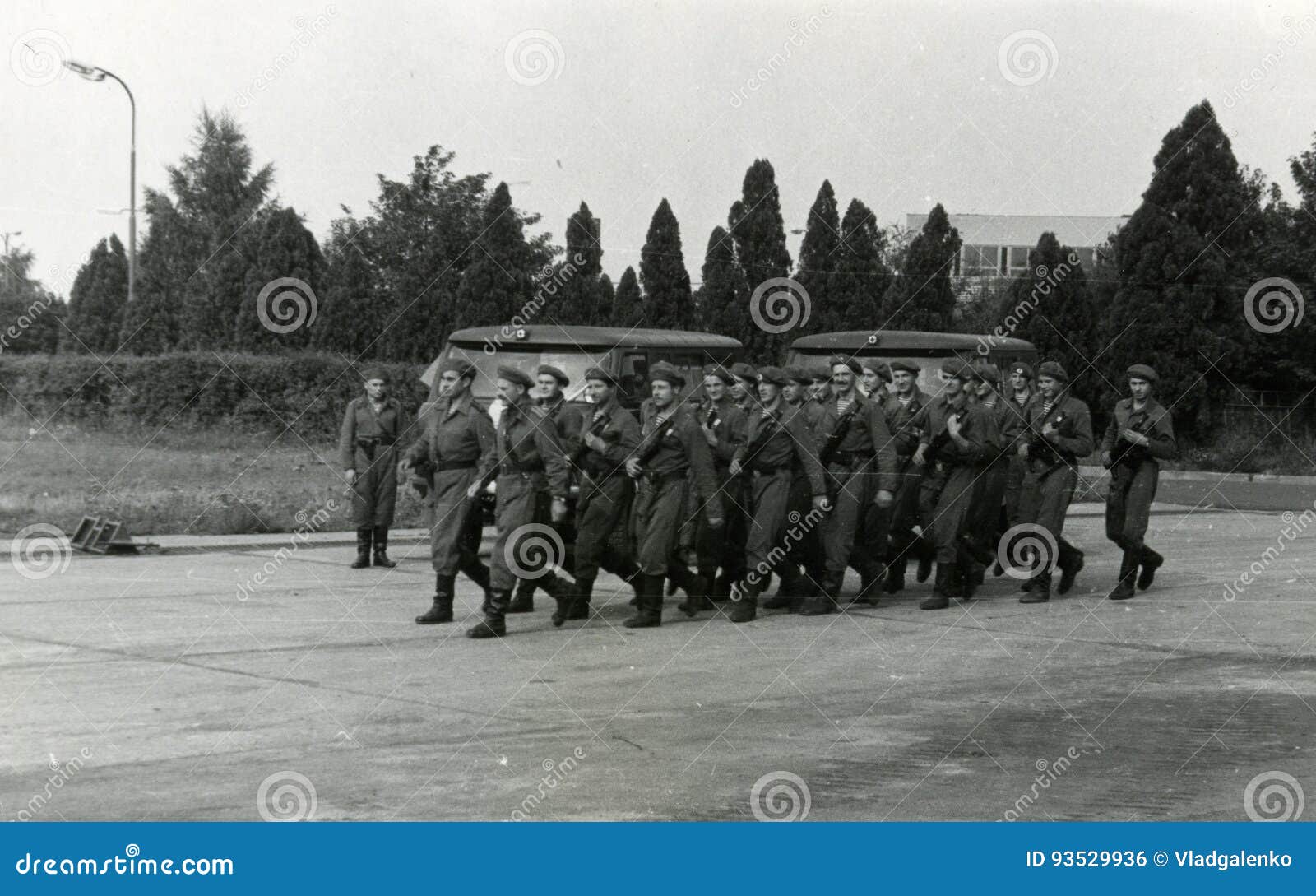 Soviet Military Troops in Czechoslovakia in August 1968. Editorial ...