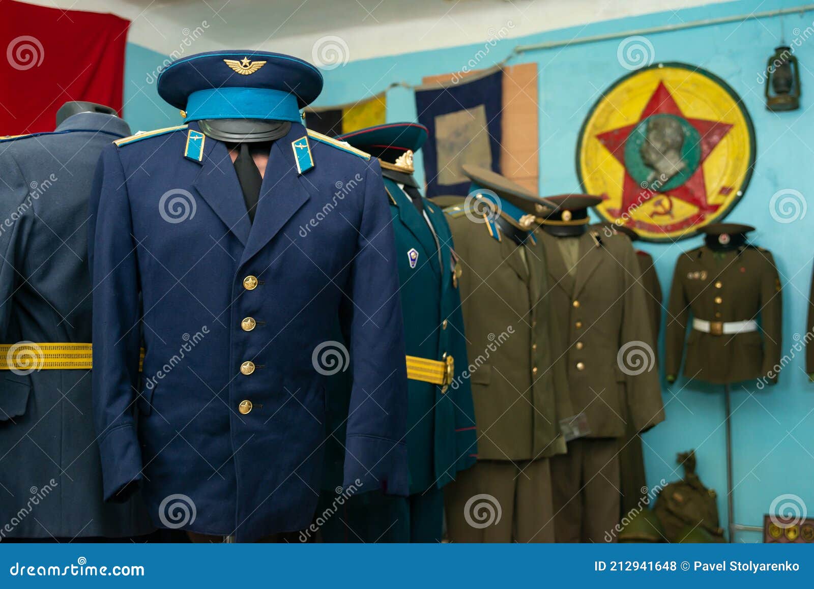 Soviet Military Uniforms. Air Force Editorial Stock Photo - Image of ...