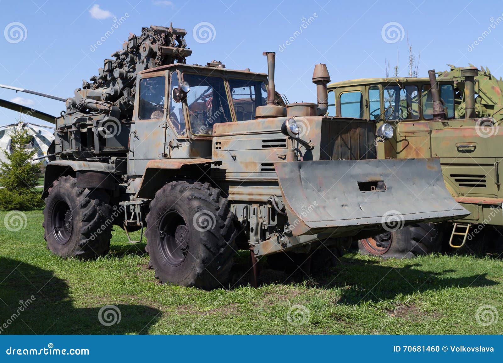 Soviet Military Vehicle of Tractor. Stock Photo - Image of military ...