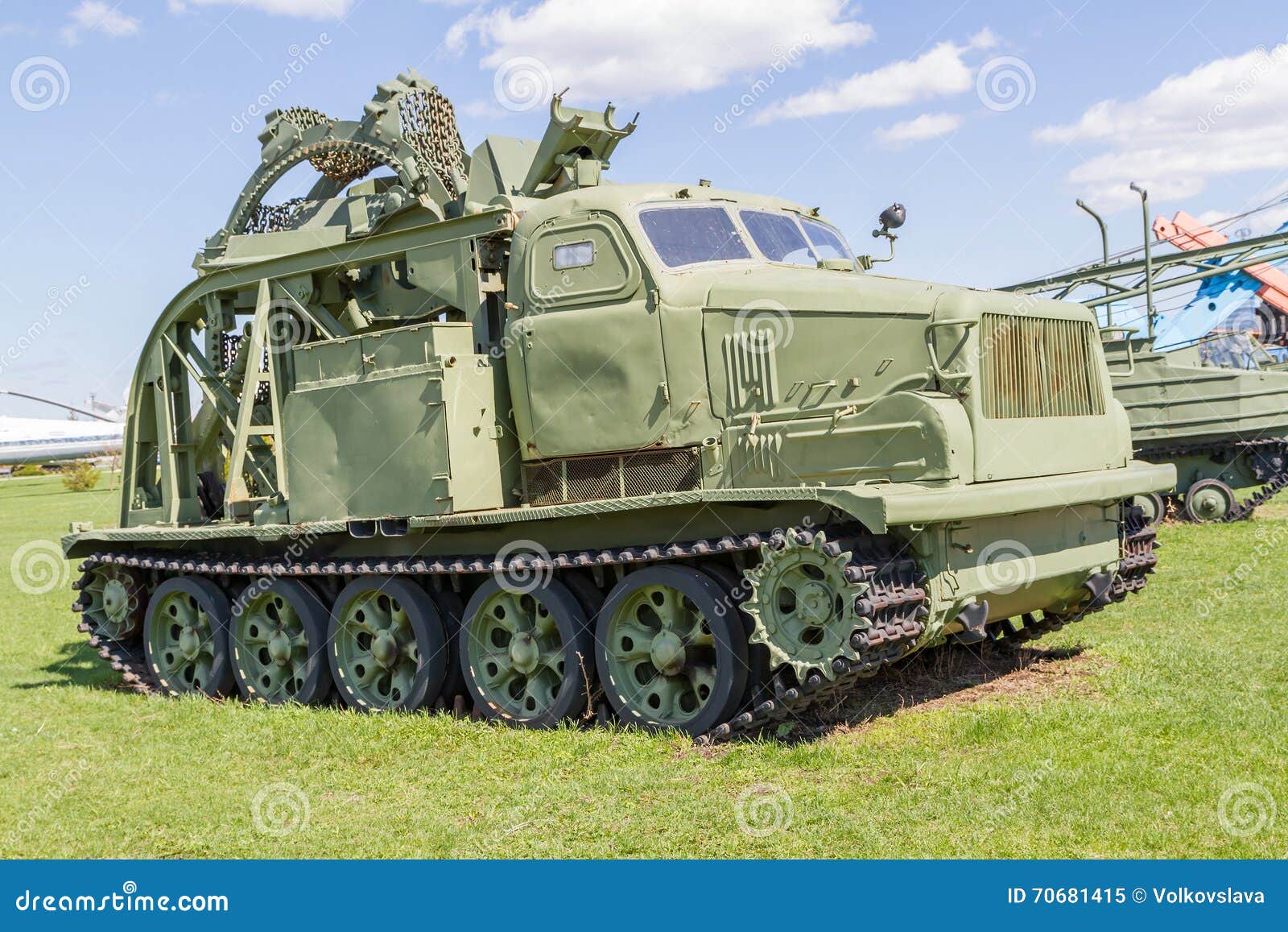 Soviet Military Vehicle of World War II Stock Image - Image of missile ...