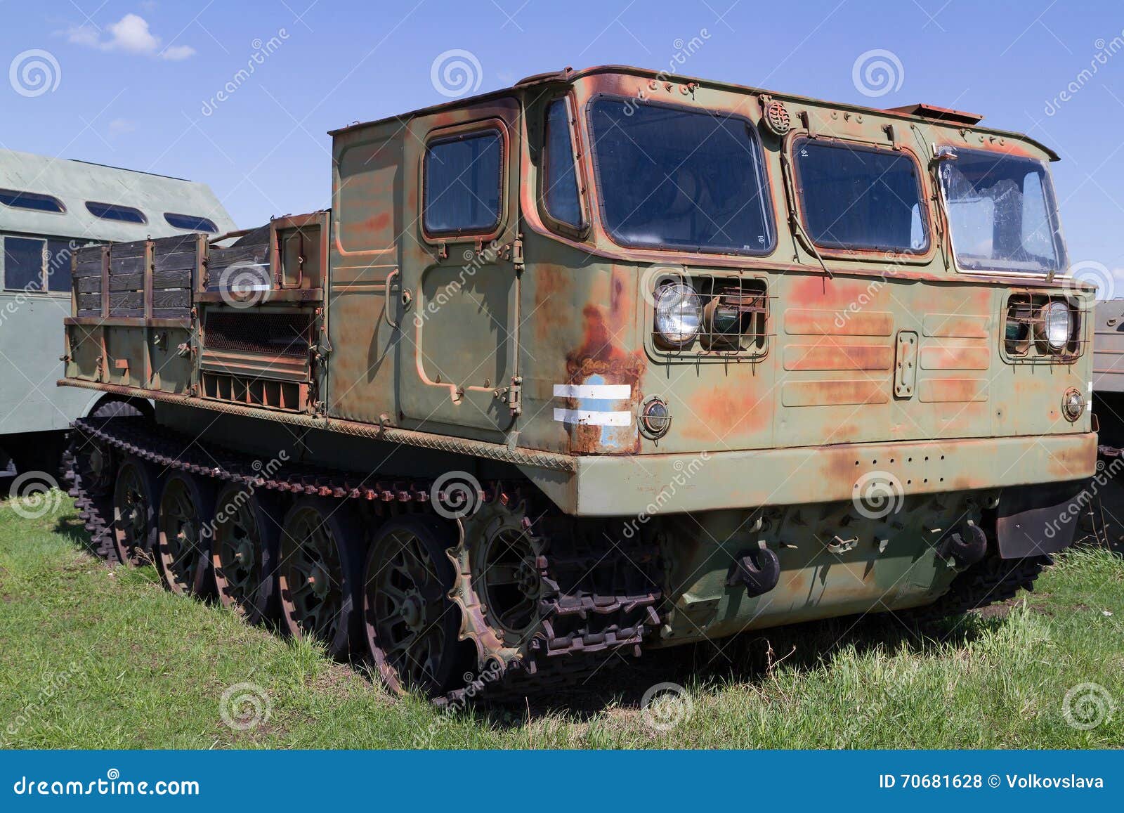 Soviet Military Vehicle of World War II Stock Photo - Image of missile ...