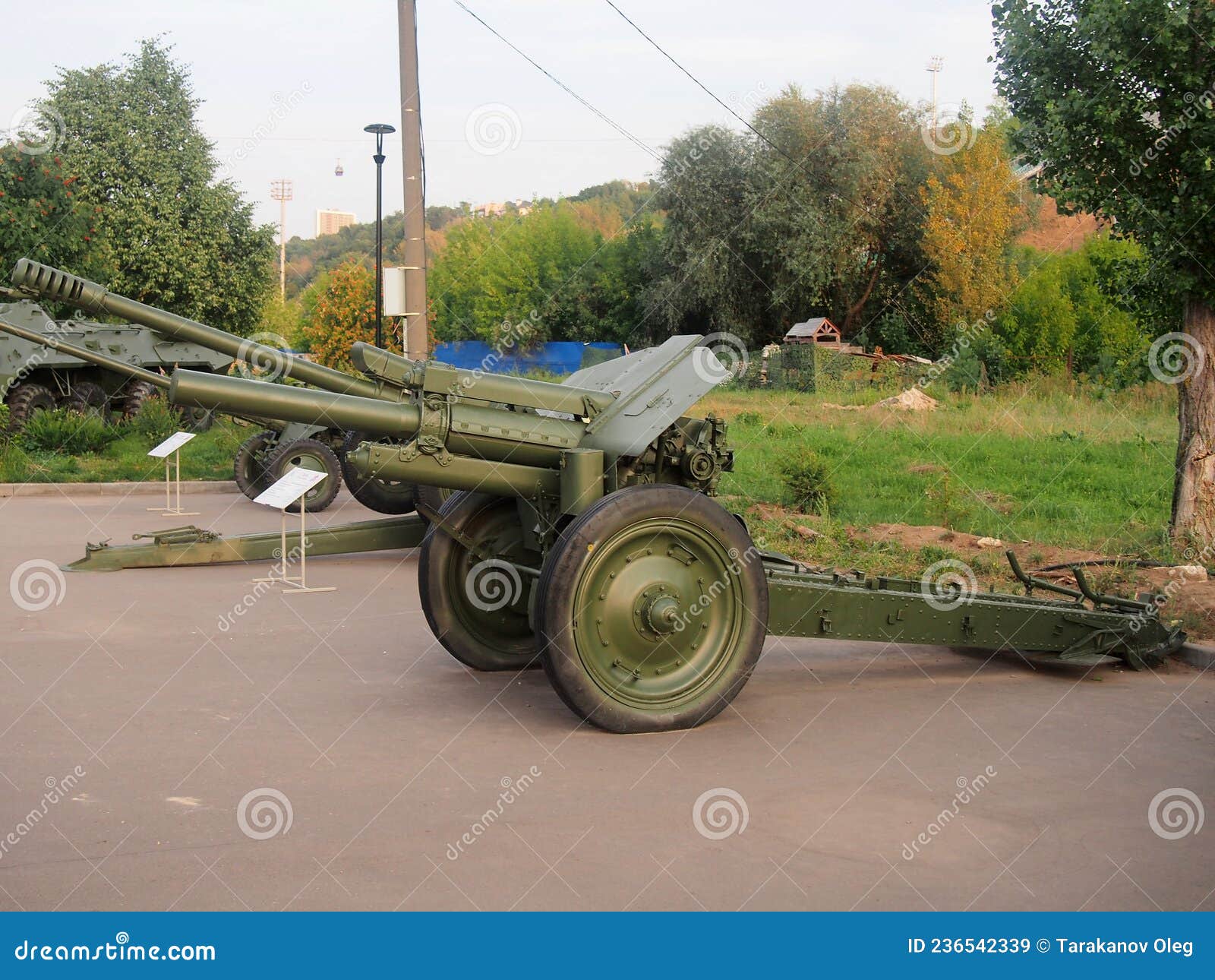 Soviet 122-mm M-30 Howitzer of the Second World War Stock Image - Image ...