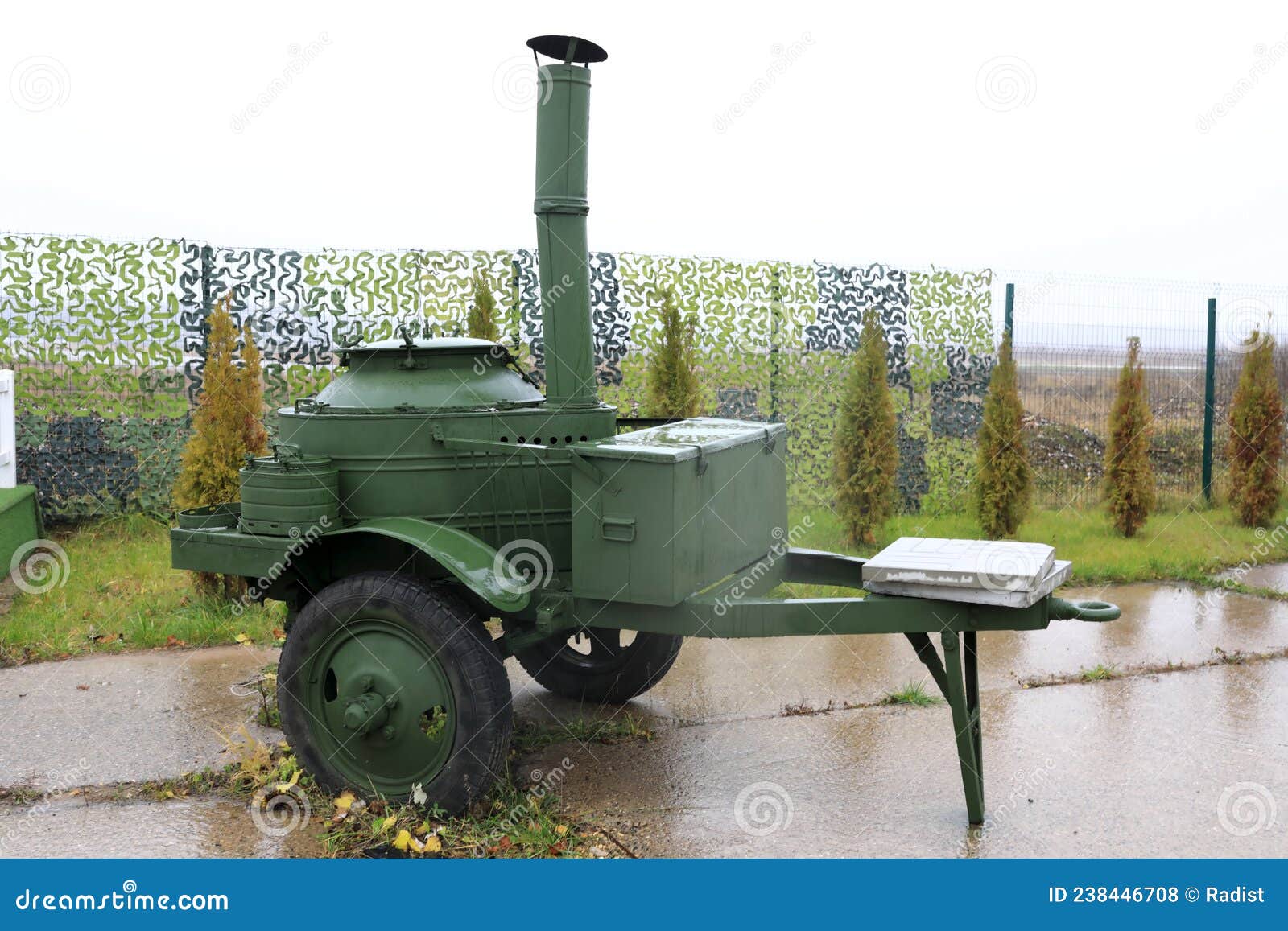 Soviet Mobile Military Field Kitchen Editorial Stock Photo - Image of ...