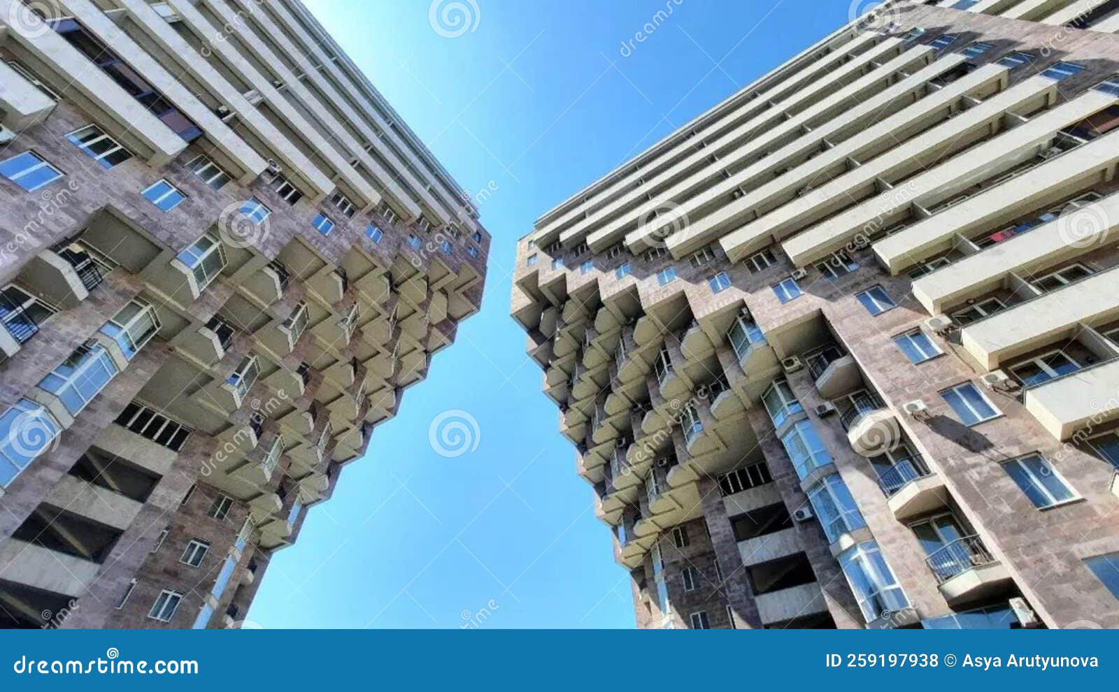 Soviet Modernism Buildings. Stock Photo - Image of armenian, buildings ...