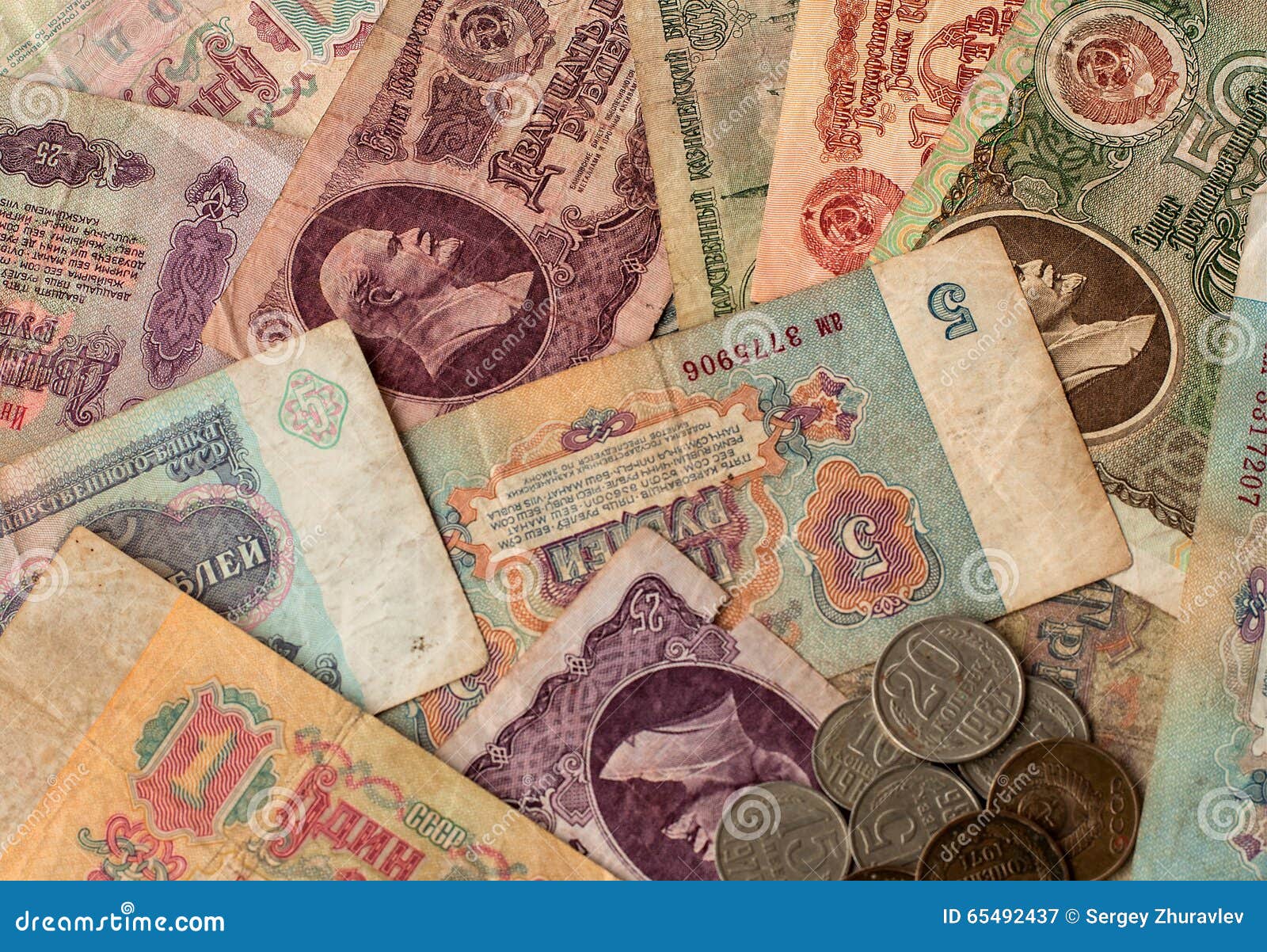 Soviet money stock image. Image of economy, notes, bills - 65492437