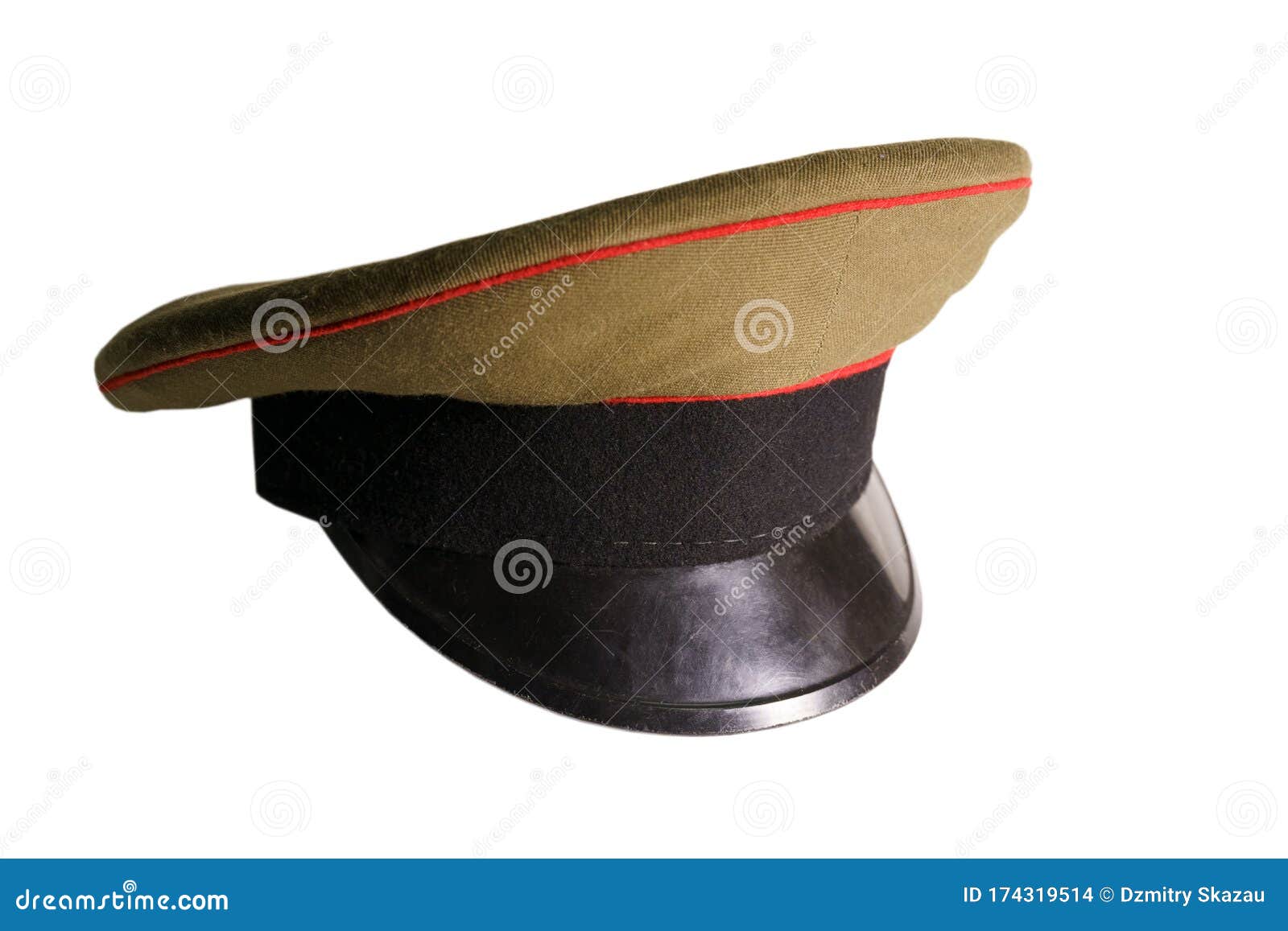 Soviet officer cap stock photo. Image of artillery, communism - 174319514